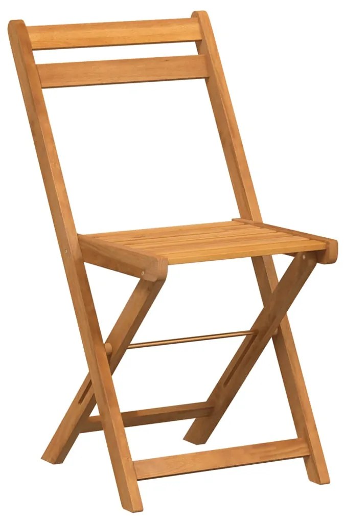 Skládací bistro židle 6 ks masivní akáciové dřevo - Default Title