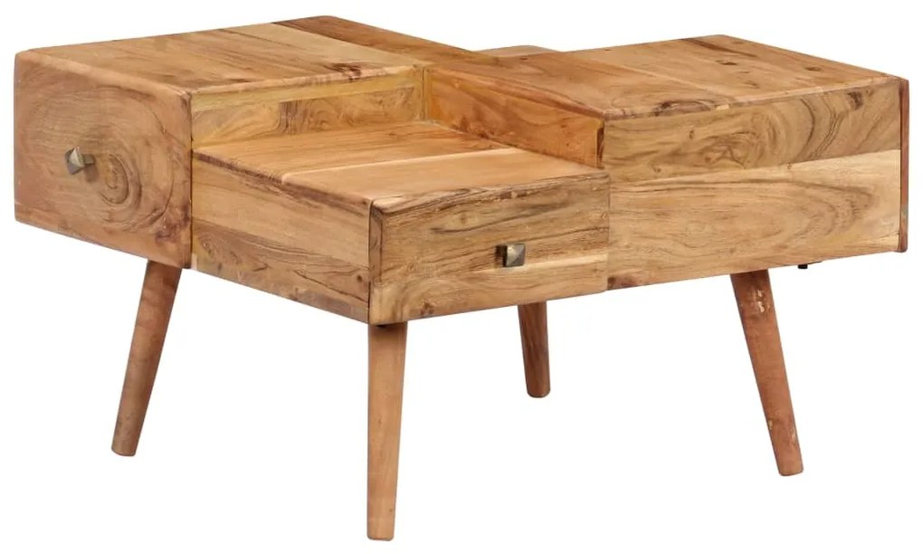 vidaXL Konferenční stolek 70 x 60 x 42 cm masivní akáciové dřevo