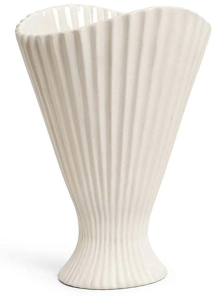 Ferm Living designové vázy Fountain Vase Off-White