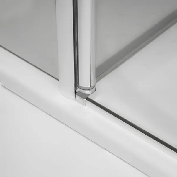 Roth Tower Line sprchové dveře dvoukřídlé 130 x 201,2 cm 721-1300000-01-02 stříbro / transparent