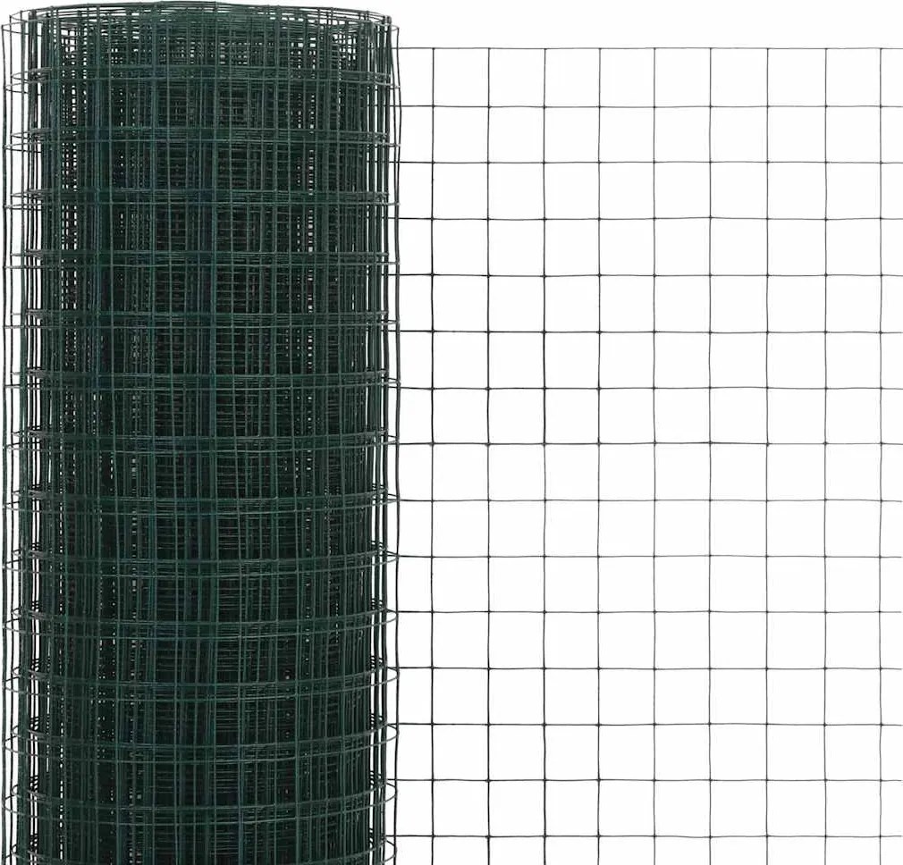 Pletivo ke kurníku ocel PVC vrstva 25 x 0,5 m zelené 143633