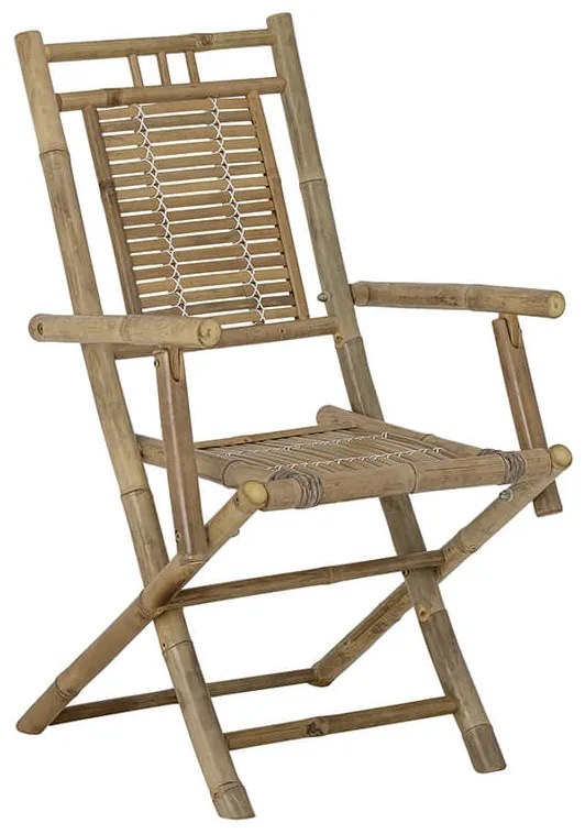 Bambusová zahradní židle sole přírodní MUZZA