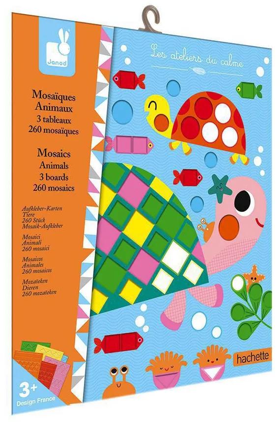 Janod Mozaika Zvířátka Atelier Sada Mini 3+