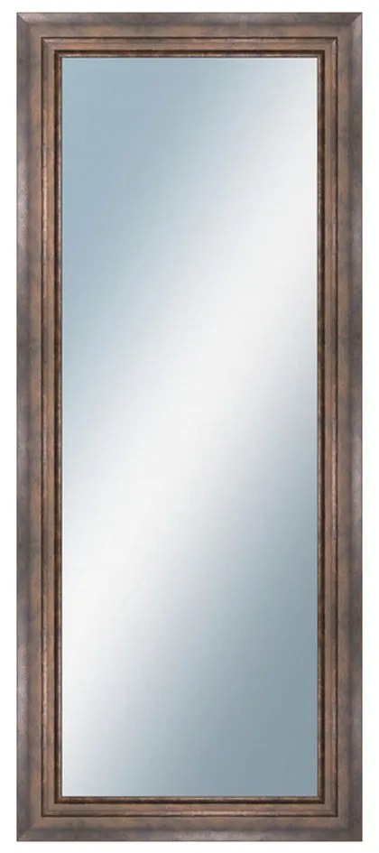 DANTIK - Zarámované zrcadlo - rozměr s rámem cca 50x120 cm z lišty TRITON široký měď antik (2951)