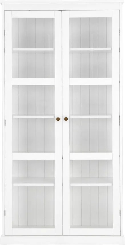 Bílá vitrína z MDF 98x193x34 cm Wilma – Ellos Home