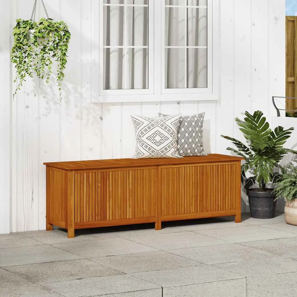 Zahradní úložný box 175 x 50 x 58 cm masivní akáciové dřevo 316499