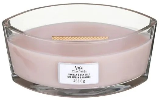 WoodWick Svíčka loď Vanilla & Sea Salt, 453 g