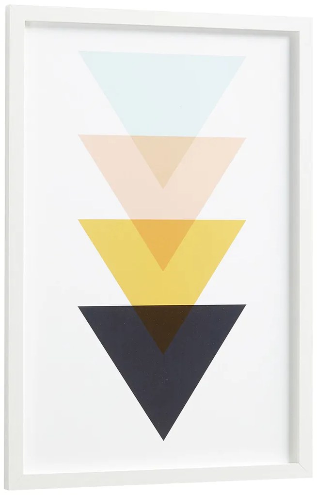 Obraz LaForma Banks s trojúhelníky 43x63 cm