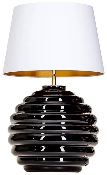 4concepts Designová stolní lampa SAINT TROPEZ BLACK Barva: Černo-zlatá