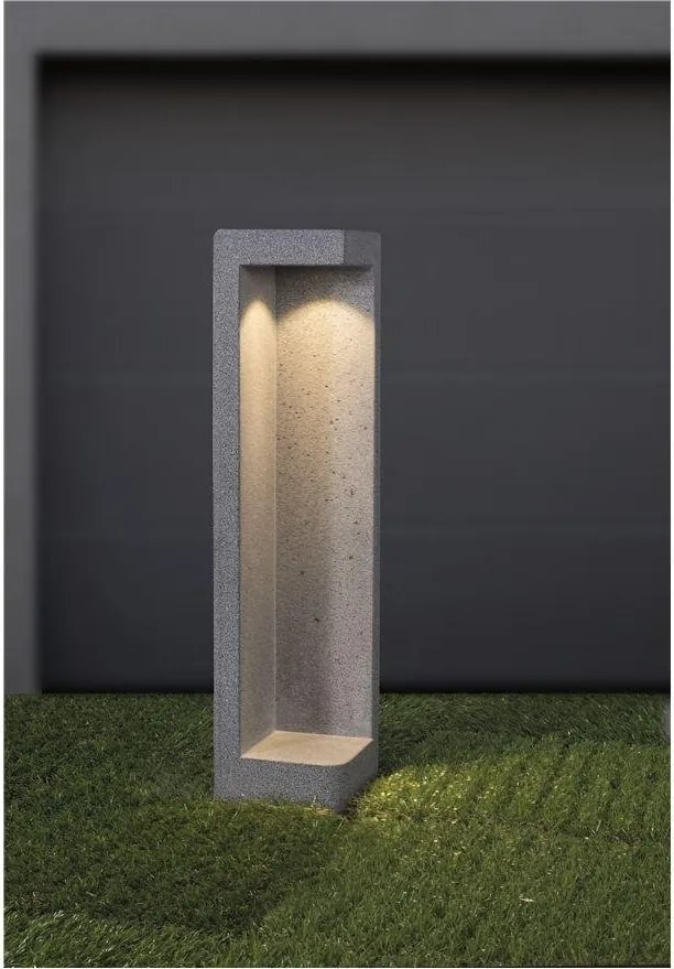 NV 9790021 Venkovní sloupkové svítidlo GRANTE šedý beton a hliník LED 5W 3000K 220-240V IP65 - NOVA LUCE
