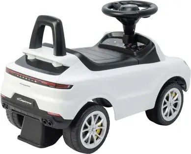 MILLY MALLY Odrážedlo Porsche Cayenne S bílá / Dětské vozítko / Licenc