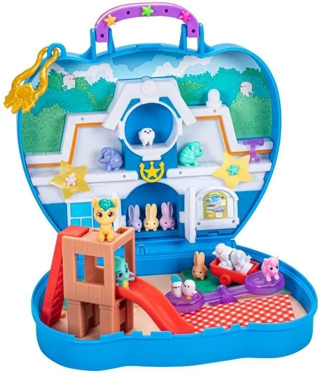 Set figurek a příslušenství my little pony mini world magic critter corner hrací sada v kufříku