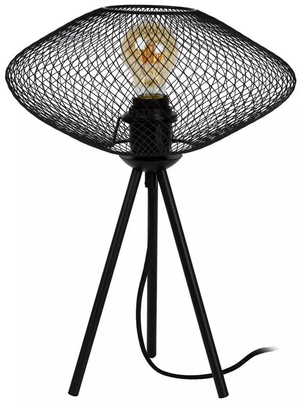 LUCIDE Stolní lampa MESH  průměr 30 cm - 1xE27 - Black