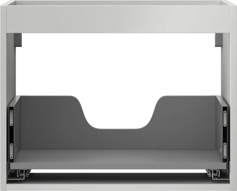 Mexen Box-A, závěsná skříňka 60 cm, 1 zásuvka, šedá matná, 91AX0-0600-470-1-62