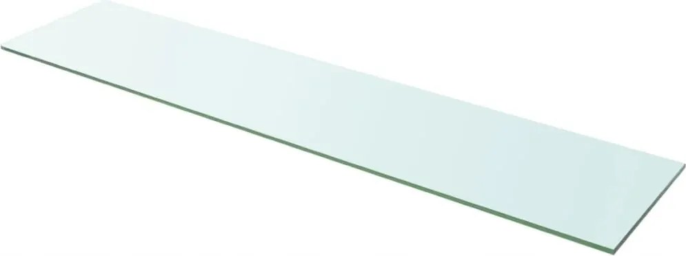 Policová deska sklo čiré 110x25 cm