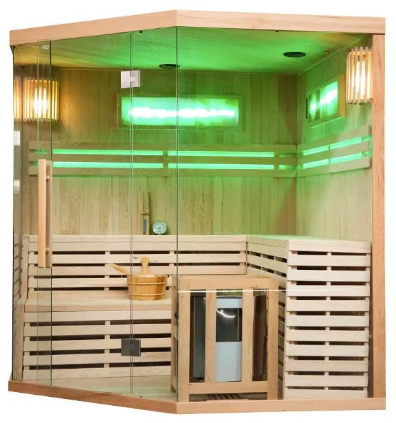 BPS-koupelny Finská sauna Relax  200x200, 5-6 osob