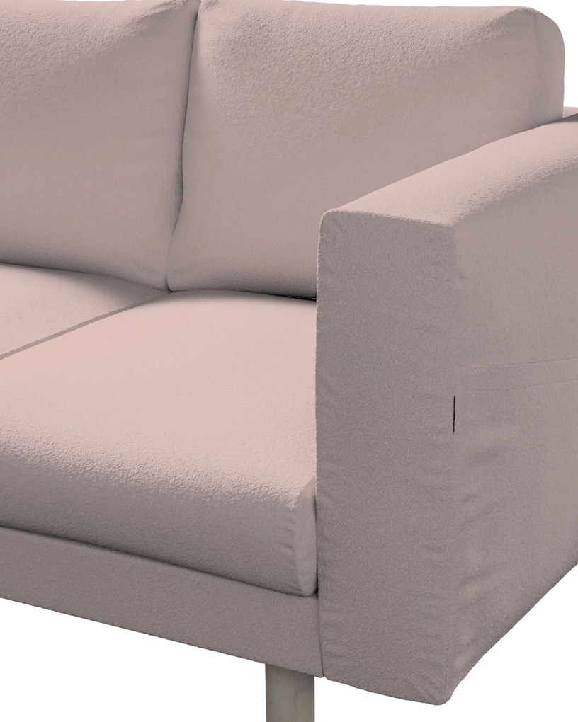 Potah na pohovku IKEA Norsborg 3-místná barva růžová látka pletený vzor