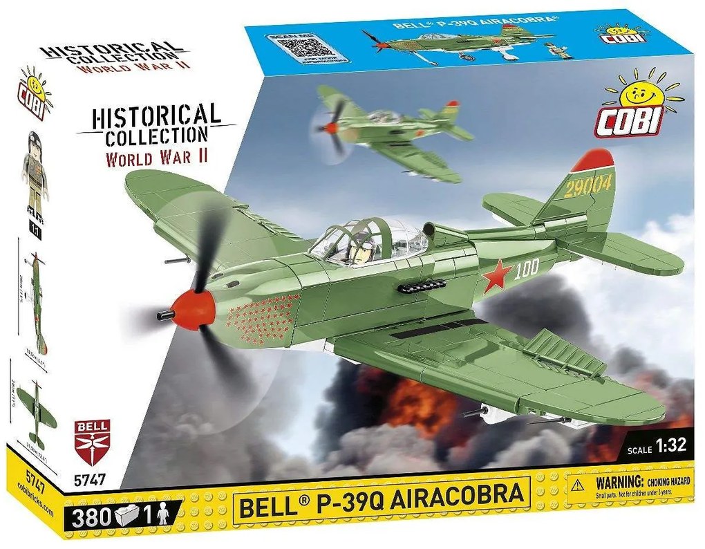 Cobi 5747 americký stíhací letoun bell p-39q airacobra