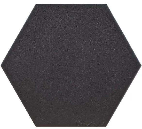 EBS Mayfair dlažba 19,8x22,8 grafito hexagon matná 0,8 m2