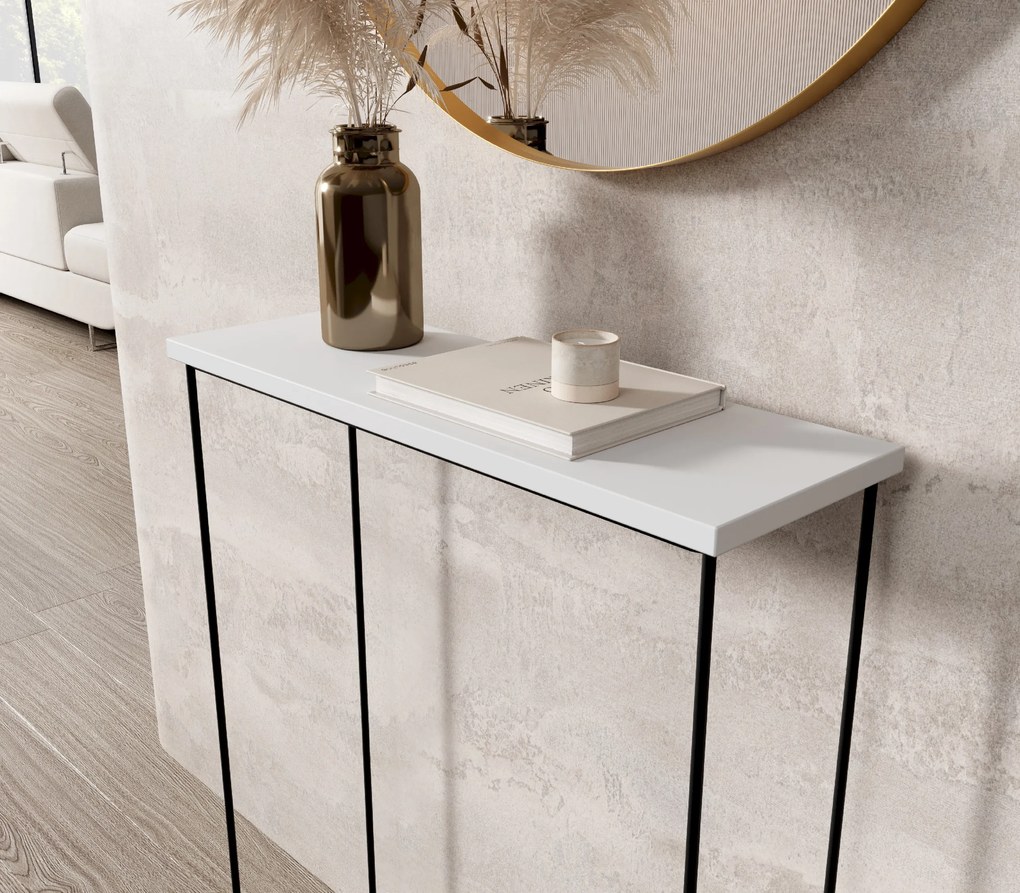 ADRK Furniture Konzole Sili ADRK-CT-SIL-B-W