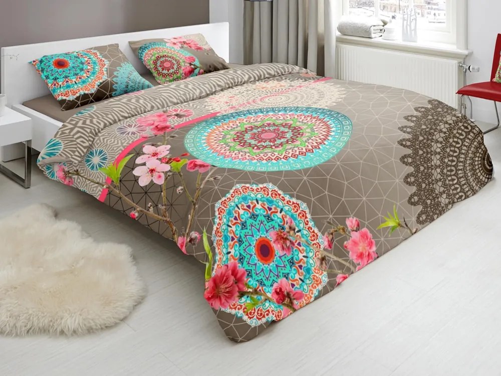 HIP Designové povlečení HIP bavlněný satén 5882 NASICHE 140x200+70x90cm