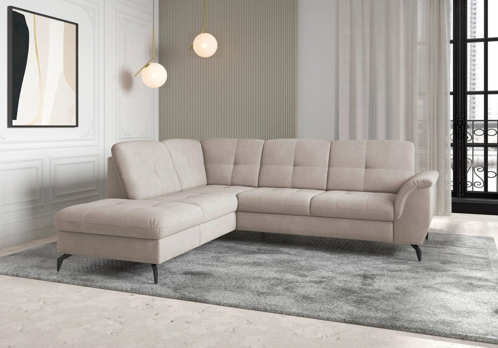 XXXLutz ROHOVÁ SEDAČKA, textil, šedobéžová Sit & More - Sedací soupravy - 000144013368