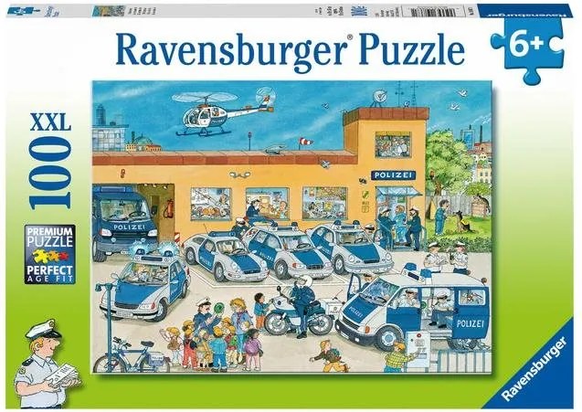 Puzzle ravensburger puzzle 108671 policejní okrsek 100 dílků