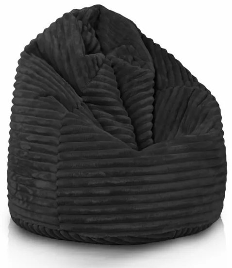 Sedací pytel Bag Sako XL stripe TiaHome - svetlo sivá