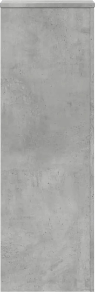 Stojany na rostliny 2 ks betonově šedé 33x33x100 cm kompozit 3307885
