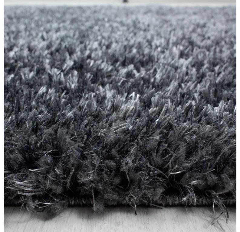 Ayyildiz Kusový koberec BRILLIANT 4200, kulatý, Šedá Rozměr koberce: 160 cm KRUH