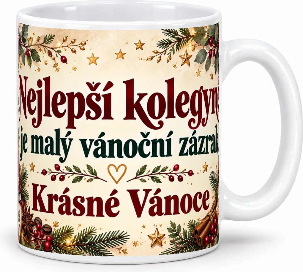 Vánoční hrnek pro kolegyni – 300 ml