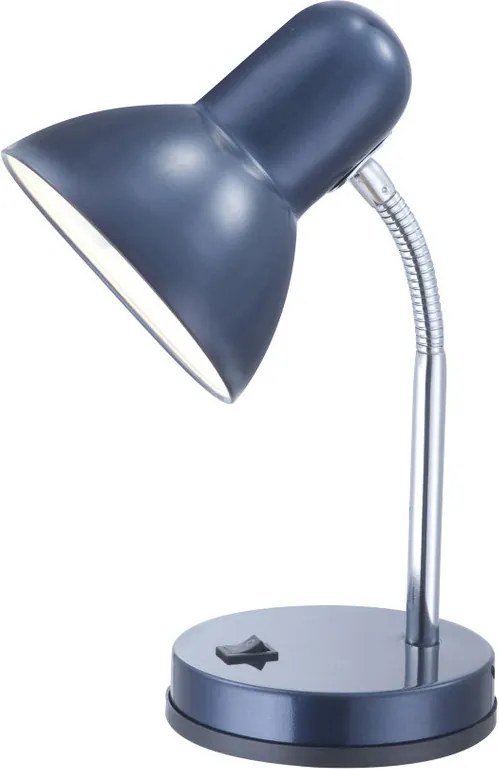 Globo 2486 Pracovní Stolní Lampy chrom modrý 1 x E27 max. 40w 33 x 13 x 14,5 cm