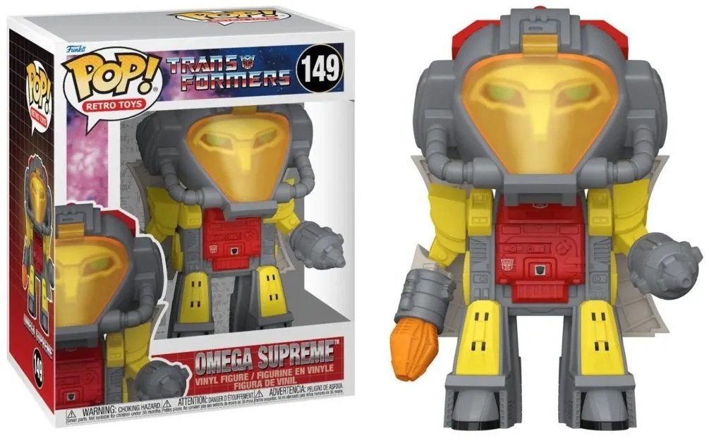 Funko pop! retro toys transformers omega supreme 149