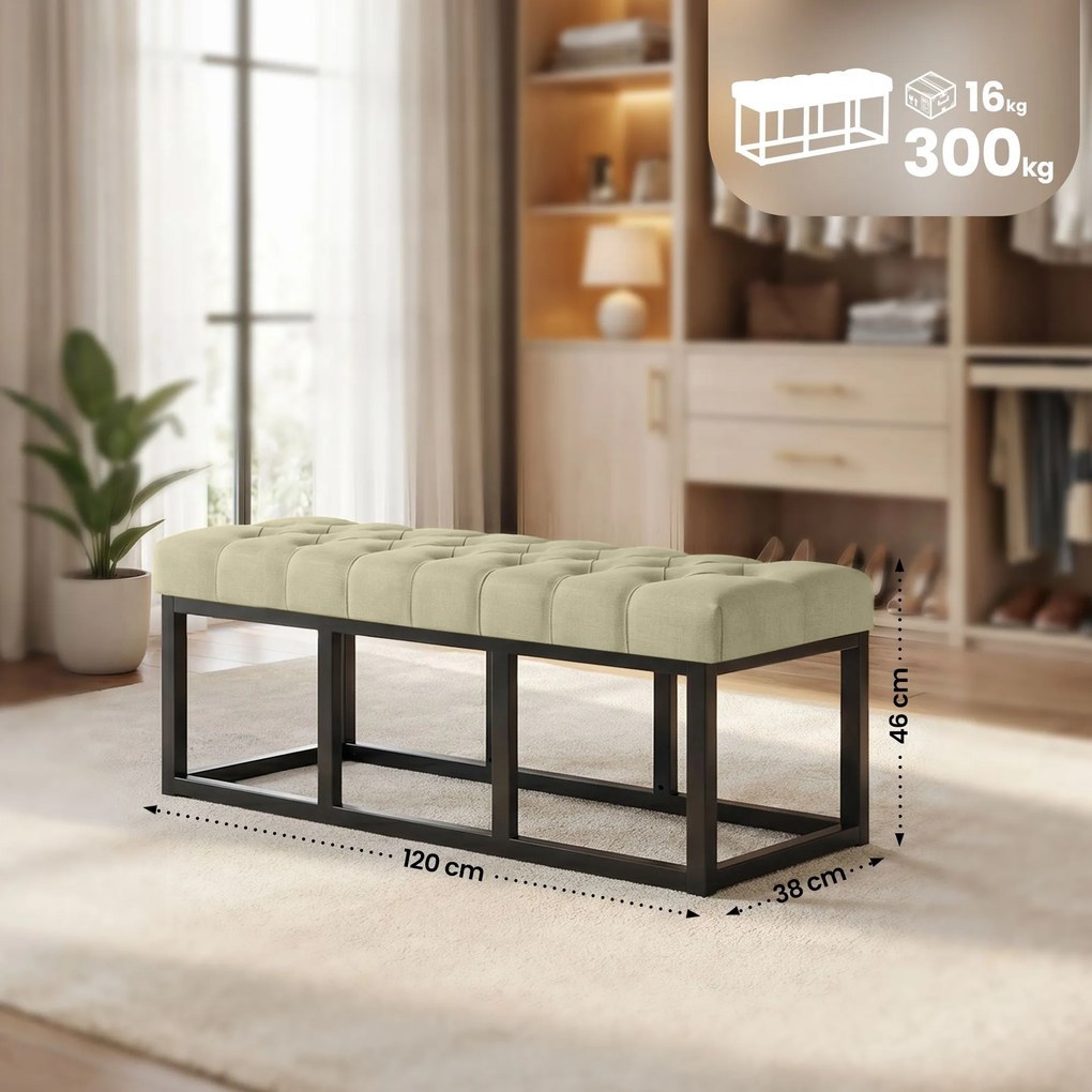 Lavice Amun látka B120 – taupe