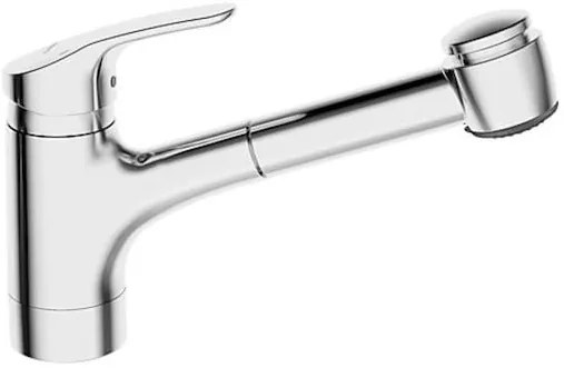 Hansa Mix dřezová baterie s vytahovací sprškou, 2 proudy chrom 01382283