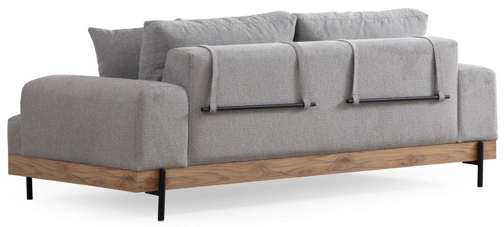 Hanah Home Třímístná pohovka ETI dub šedá 220 cm