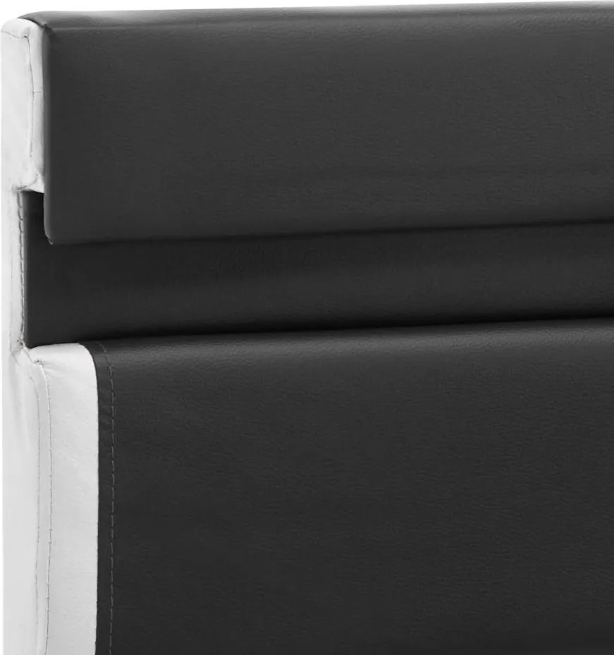 Rám postele s LED světlem šedý umělá kůže 120 x 200 cm 280308