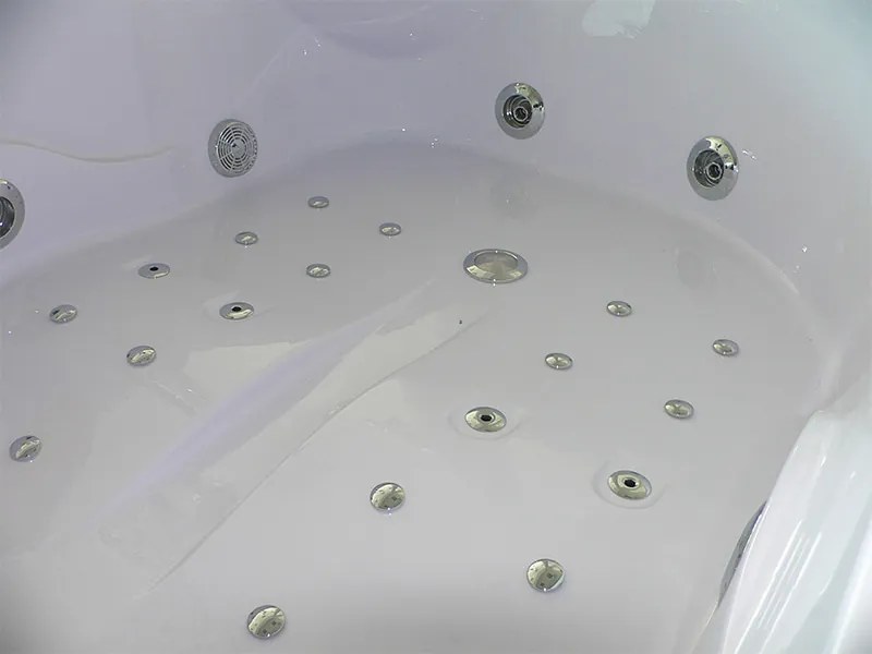Terra Hydromasážní vířivá vana Carmen 631RH 180x120 s ohřevem vody, pravá