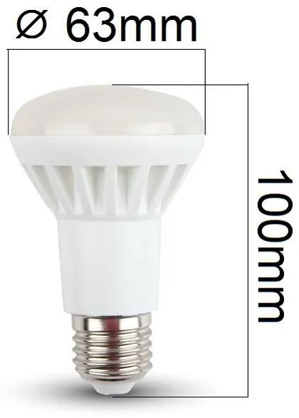 LED žárovka E27 8W 500lm R63, studená, ekvivalent 60W - DOPRODEJ, POSLEDNÍ KUSY!