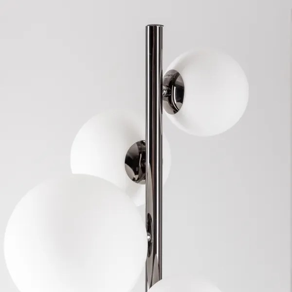BRILAGI - LED Stojací lampa MILLA 7xG9/3W/230V černý chrom/bílá