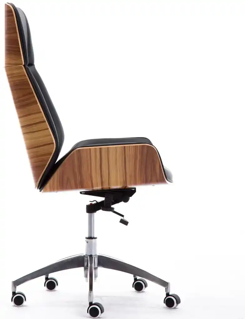 Otočná židle ARON - ořech/černá | BIANO