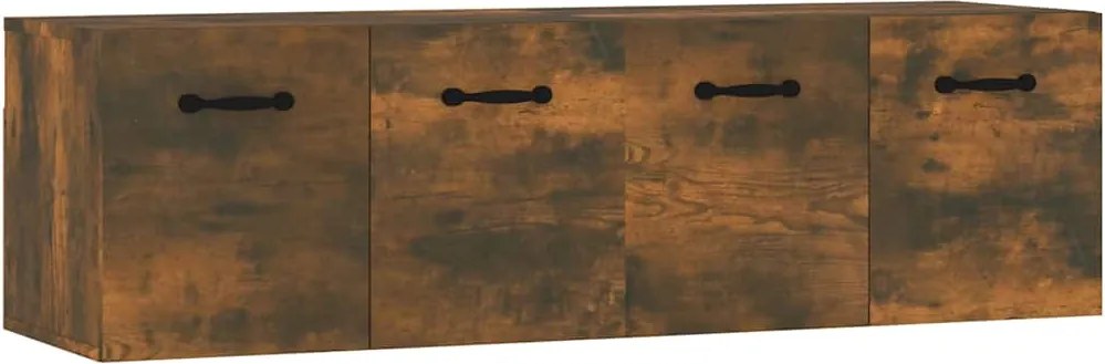 Nástěnné skříňky 2 ks kouřový dub 80 x 35 x 36,5 cm kompozit 3115657