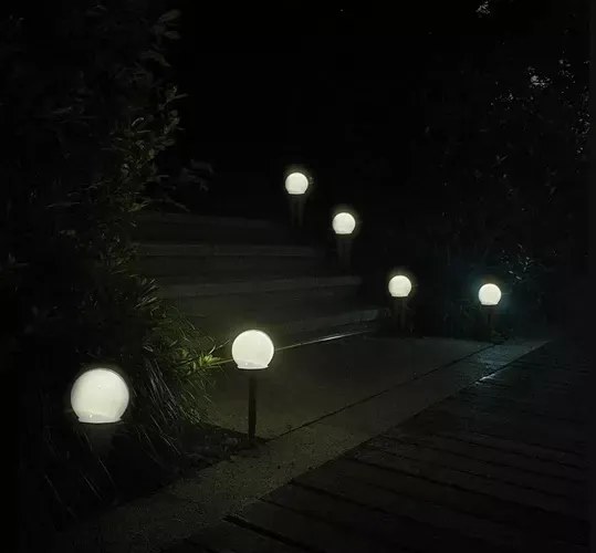 Gardlov Sada solárních zahradních lamp - koule - 6 ks