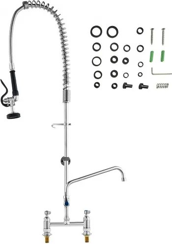 Komerční baterie s oplachovacím rozprašovačem, 111,8 cm výška, 20,3 – 3804 A-12-44