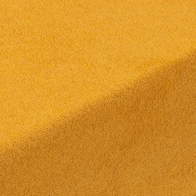 Napínací prostěradlo froté EXCLUSIVE hořčicové sada 2 ks 90 x 200 cm