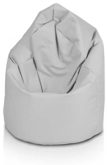 Sedací vak hruška Sako XL polyester - šedá