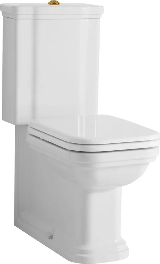 Kerasan WALDORF WC kombi mísa 40x68cm, spodní/zadní odpad, bílá 411701