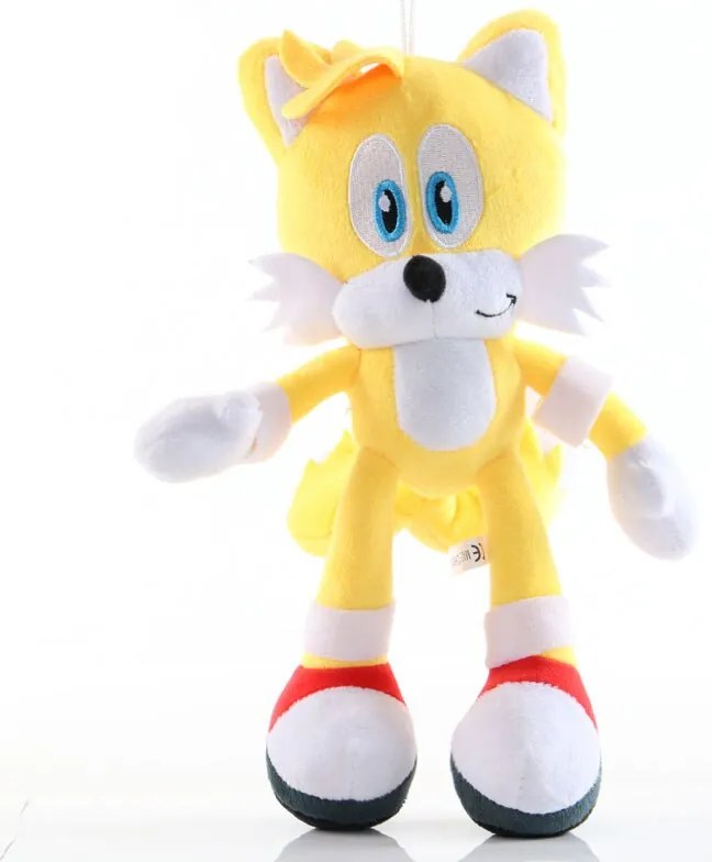 Plyšák Sonic ze seriálu Dobrodružství Ježka Sonica Motiv: 28 cm žlutá