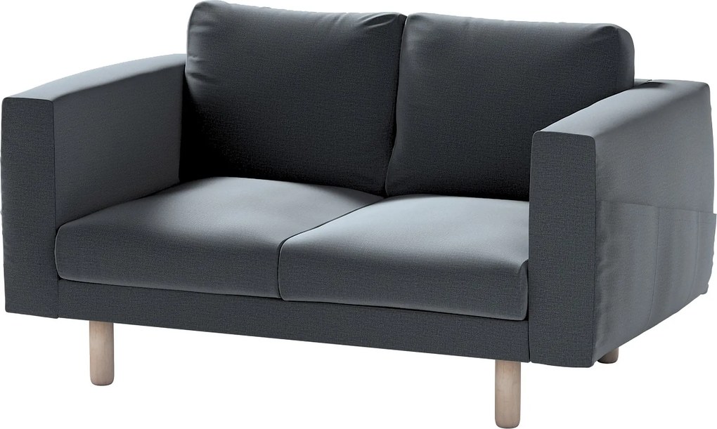 Potah na pohovku IKEA Norsborg 2-místná barva šedá látka sametová