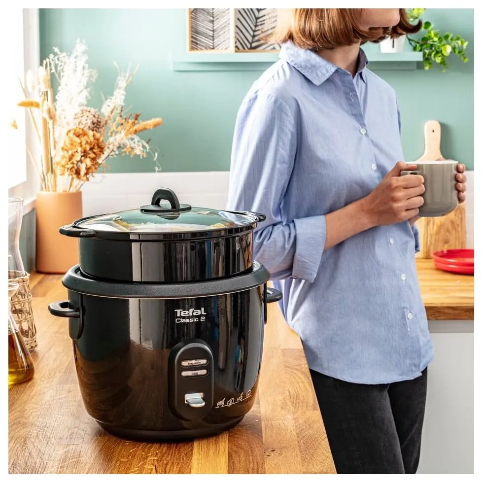 Černý rýžovar RK103811 – Tefal